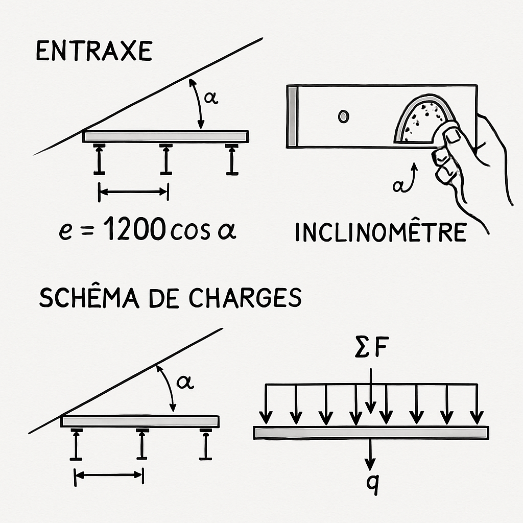 Espacement rail placo sous pente : astuces 2025 📏🔧